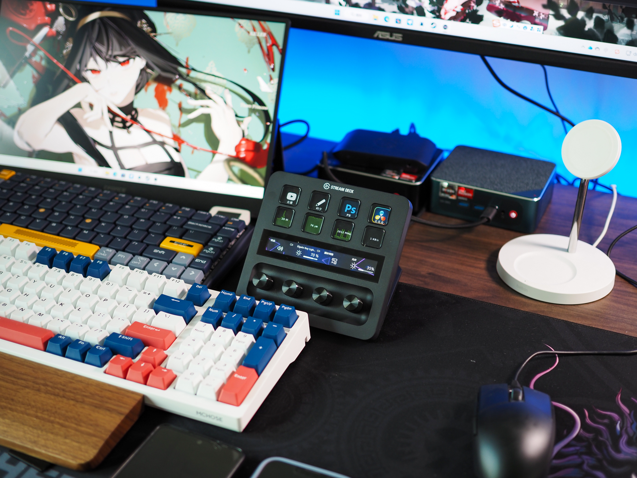 Elgato Stream Deck + adds knobs and touch screens, greatly increasing ...