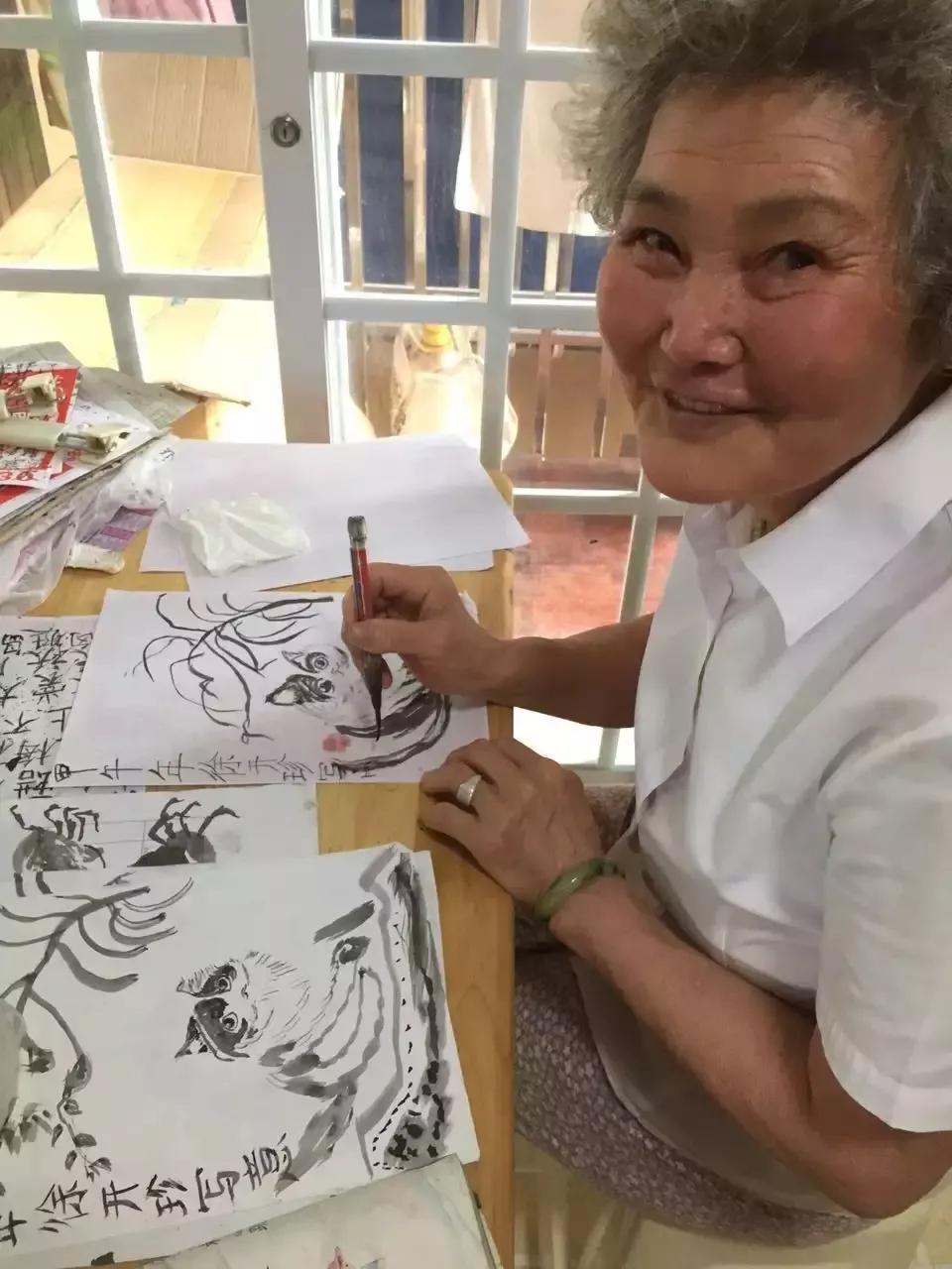 Wang Changfu, Mrs. Xu Kaizhen and Mrs.-Part of the Painting Works (1) - iNEWS