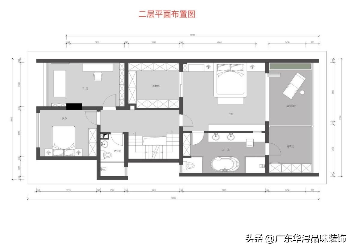 380 square meters of modern minimalist style, with a beveled loft ...