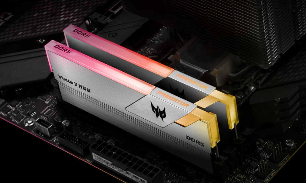 Acer Predator DDR5 Vesta II new UHF gaming memory released, optional ...