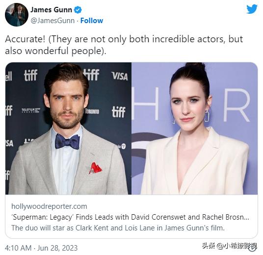 Official announcement! DC's new Superman and Louise actors confirmed ...