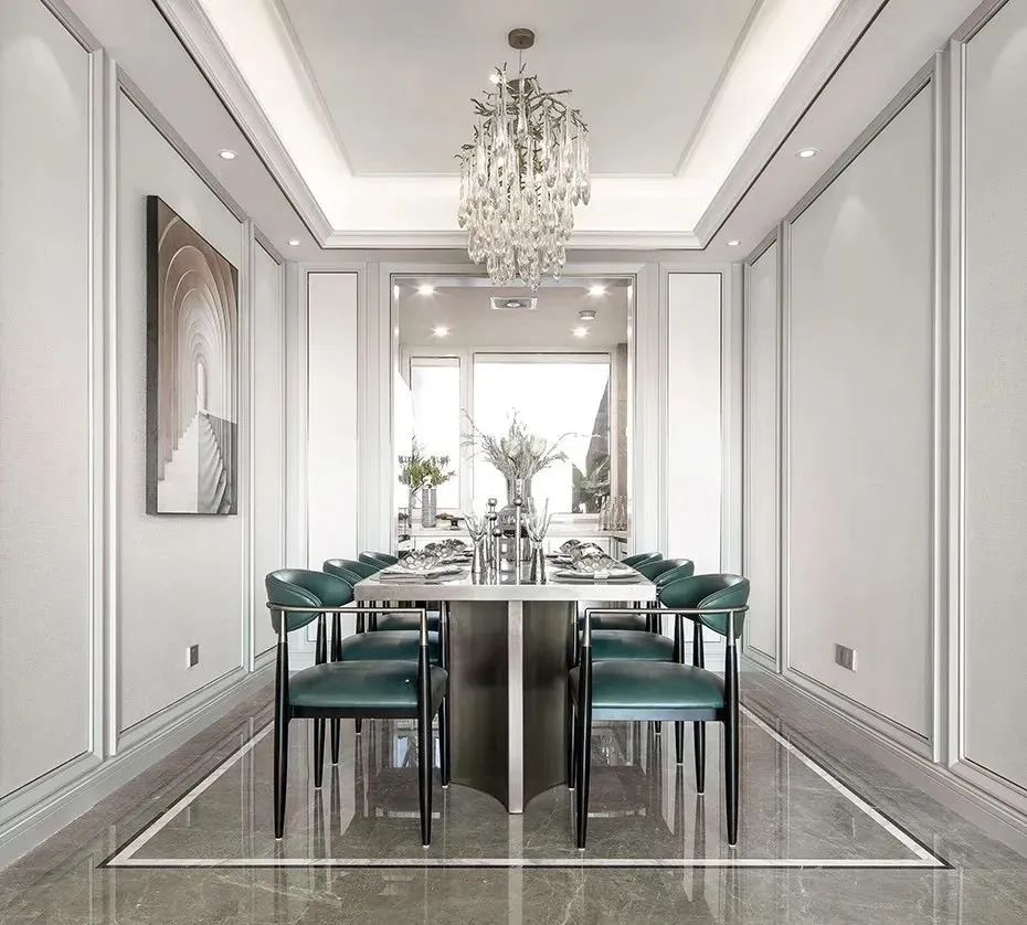 The 160-square-meter Nordic four-bedroom new house is completed, I fell ...