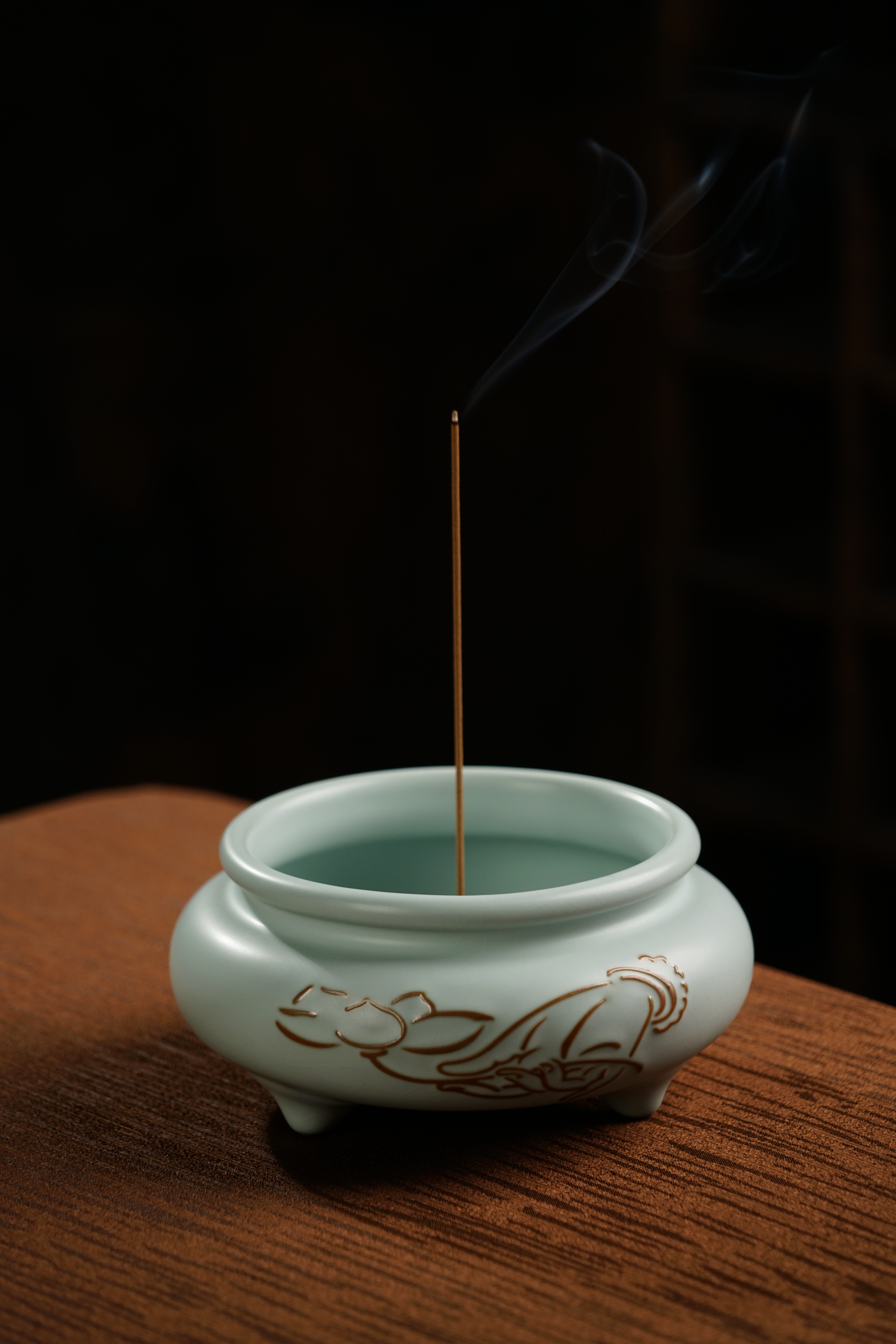 Ru porcelain Zen incense burner, elegant room should add incense - iNEWS