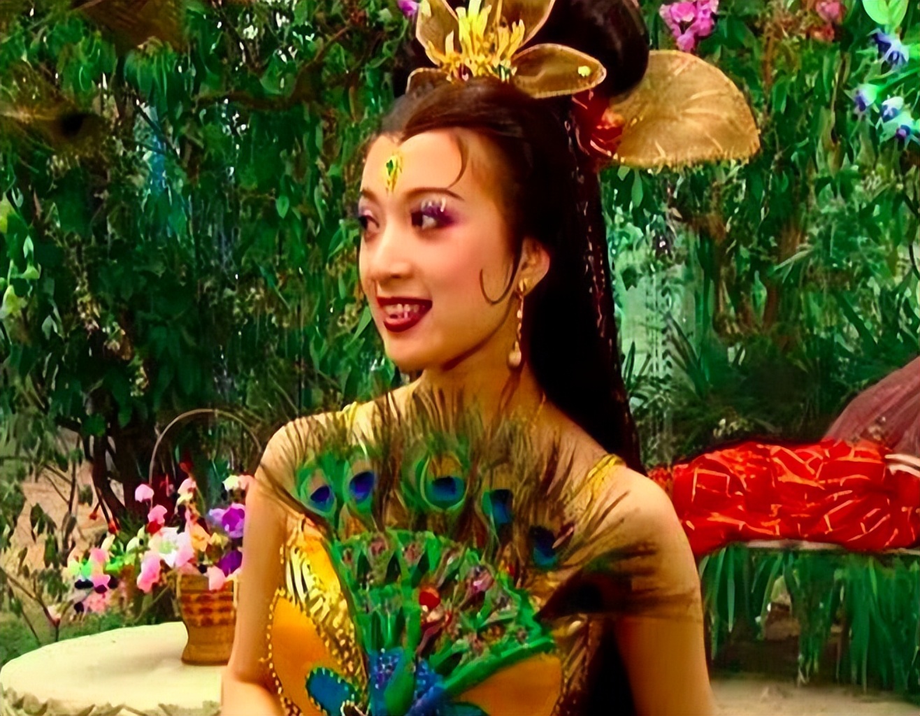 The two goddesses of Journey to the West, Wang Linghua played Xingxian ...