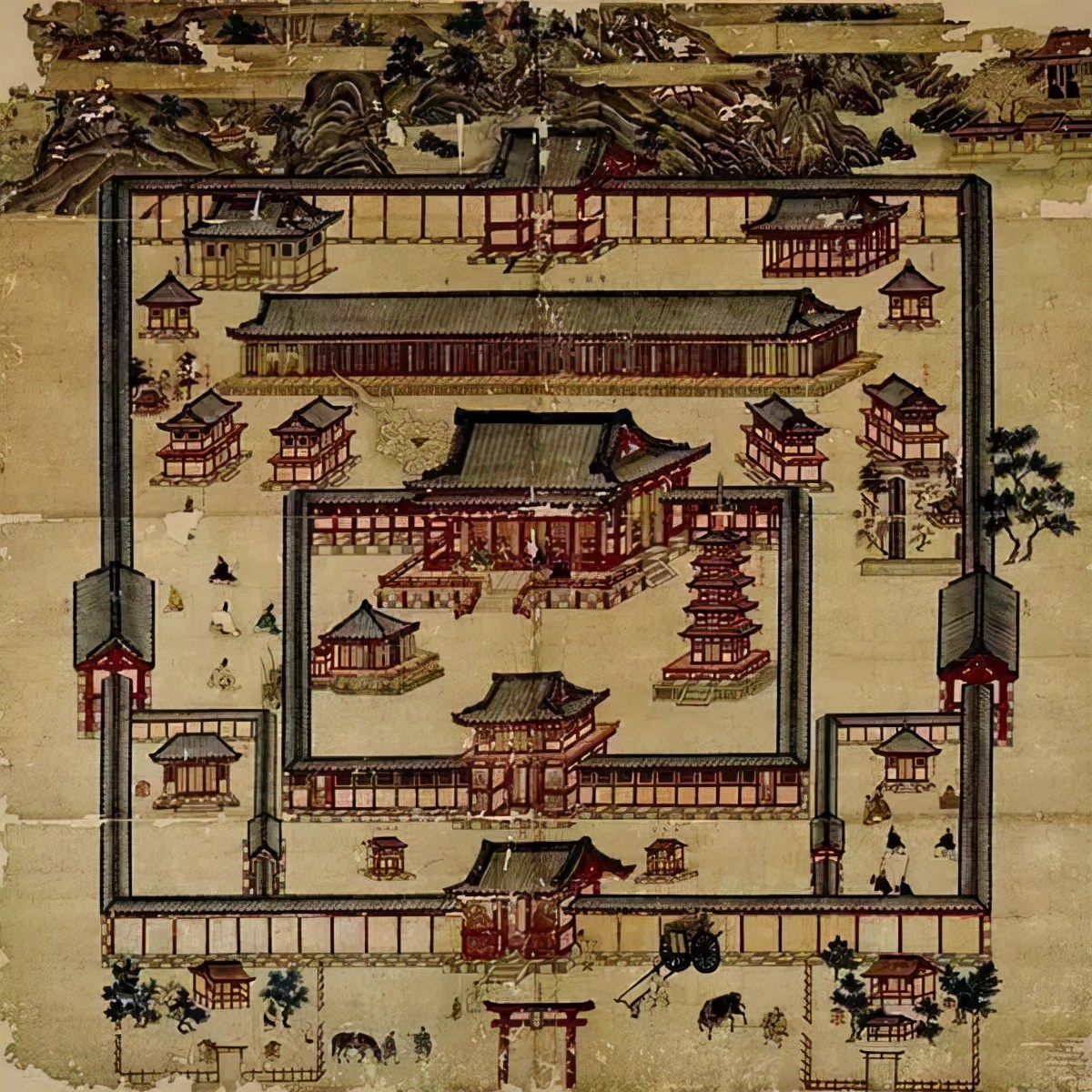 What color is the architectural painting of the Tang Dynasty? - iNEWS