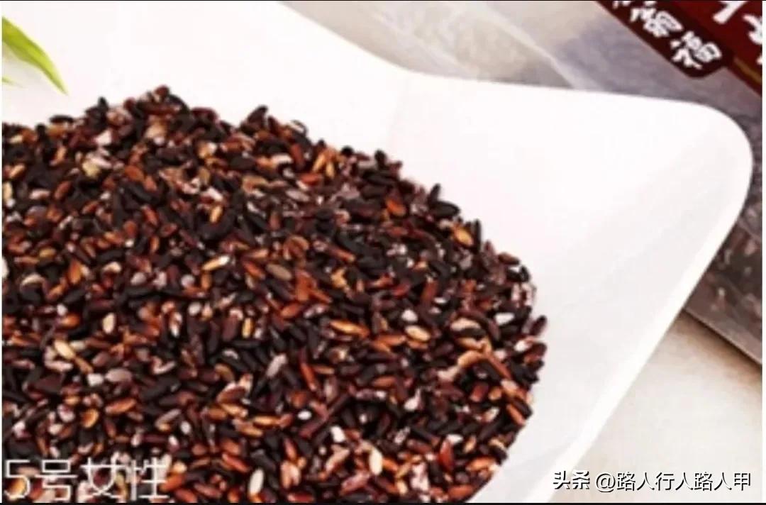 The difference between blood glutinous rice and black rice is blood ...