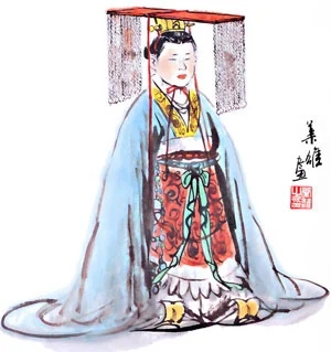 Han Xian Emperor Liu Xie heard the news that Liu Bei became the emperor ...