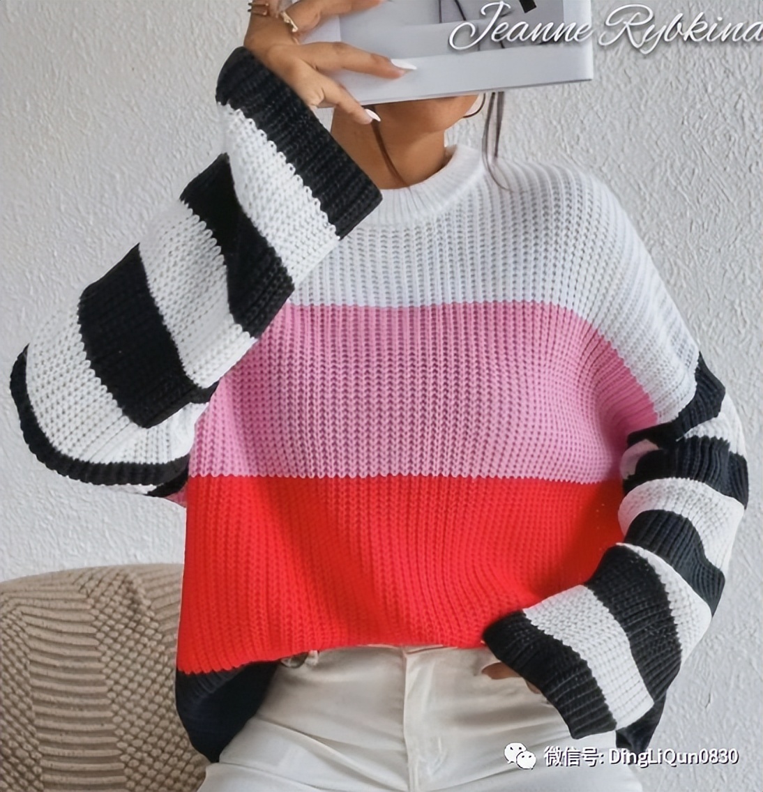"Knit Works" 60 Trendy Bright Knit Pullovers and Cardigans - iNEWS
