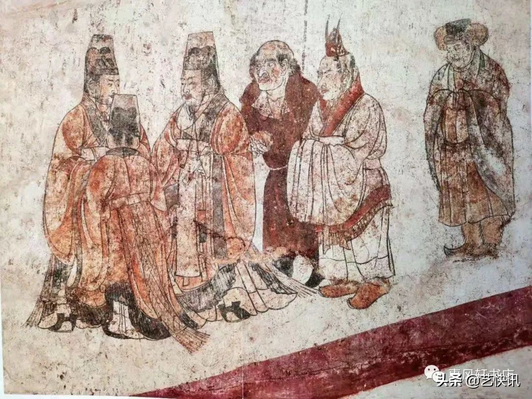 The true display of the paintings in the prosperous Tang Dynasty on the ...