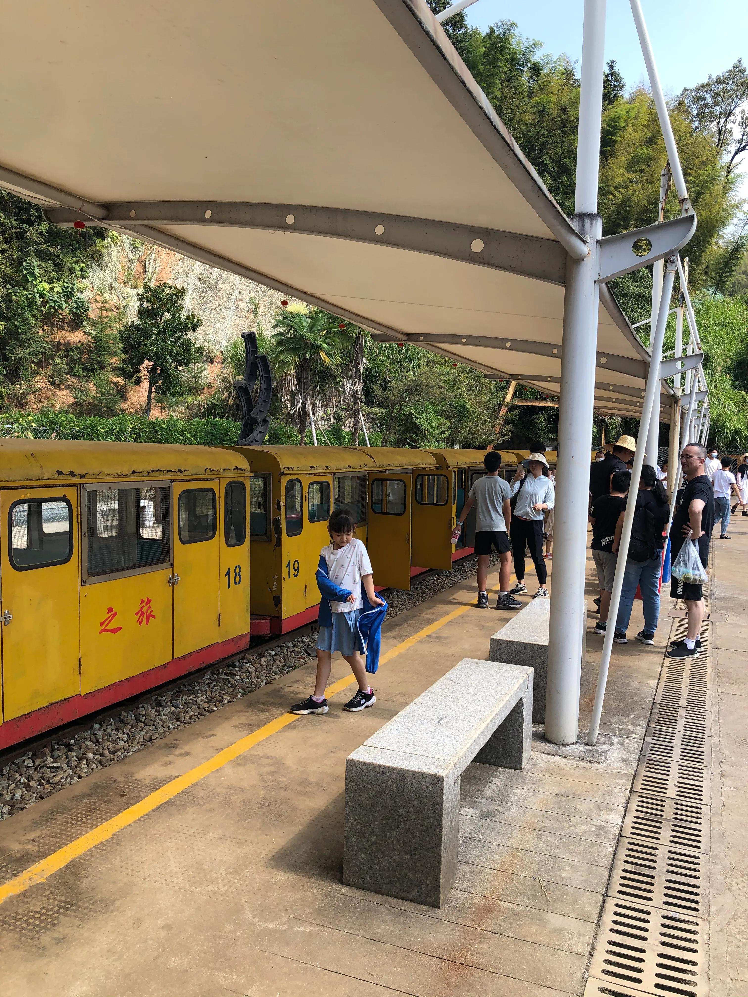 Internet celebrity train - Lishui Suichang Gold Mine National Mine Park ...