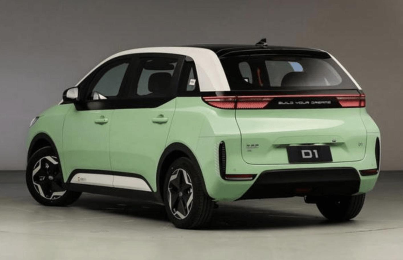 BYD D1 is officially sold to individuals!Side sliding door + battery ...