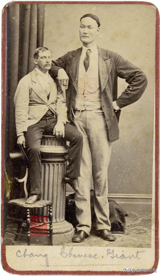 Old photo: Chinese giant in the Qing Dynasty-Zhan Shichai - iNEWS