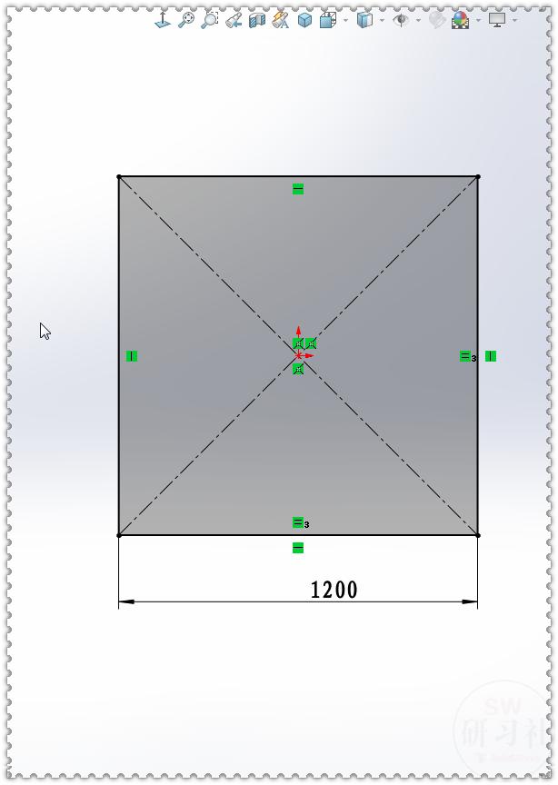 To draw this steel frame with SolidWorks structural system, just draw a ...