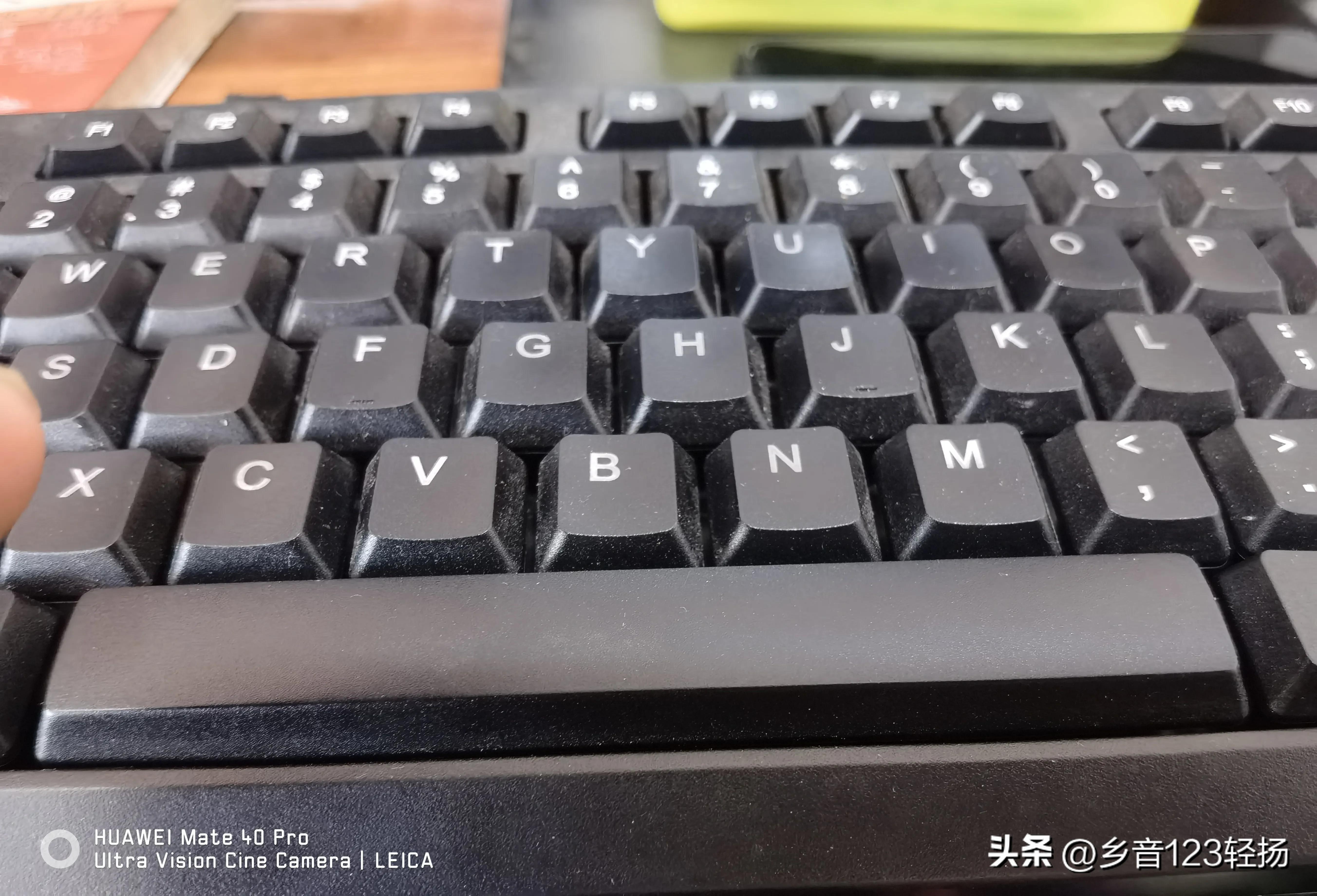 Take a closer look at the keyboard on your desktop, you're going to ...