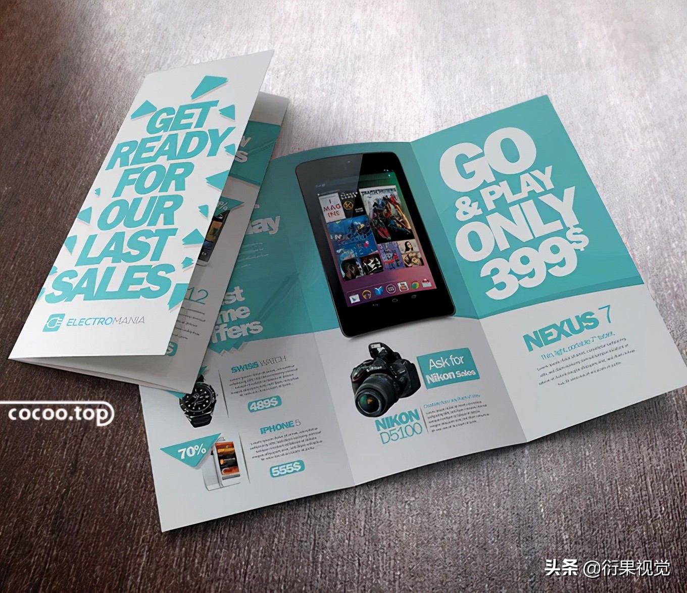 Tri-folding design techniques for print ads - iNEWS