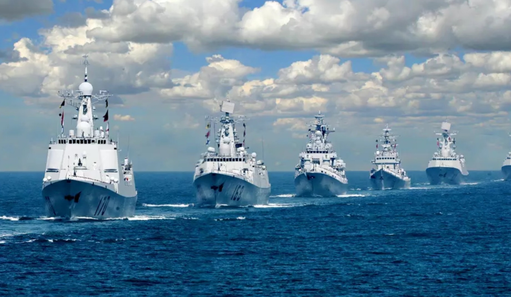 The world's second navy lives up to its name: 100 frigates, 50 ...