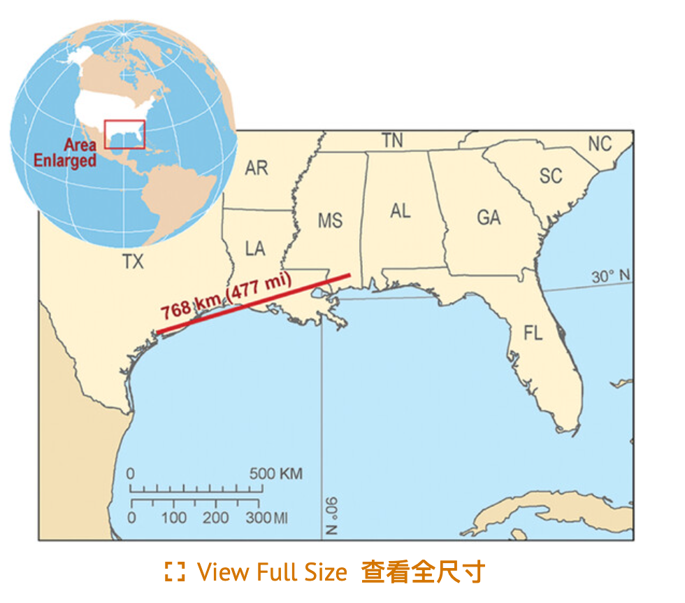 The longest lightning bolt in history, 768 kilometers across two U.S ...