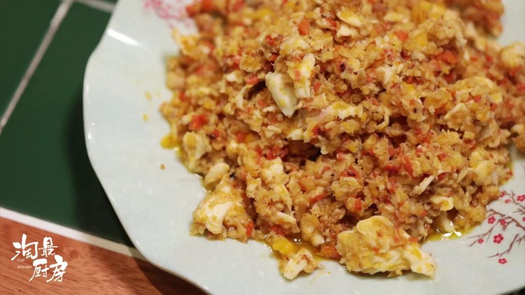 The most classic old Shanghai egg recipe! The crab has a big appetite ...