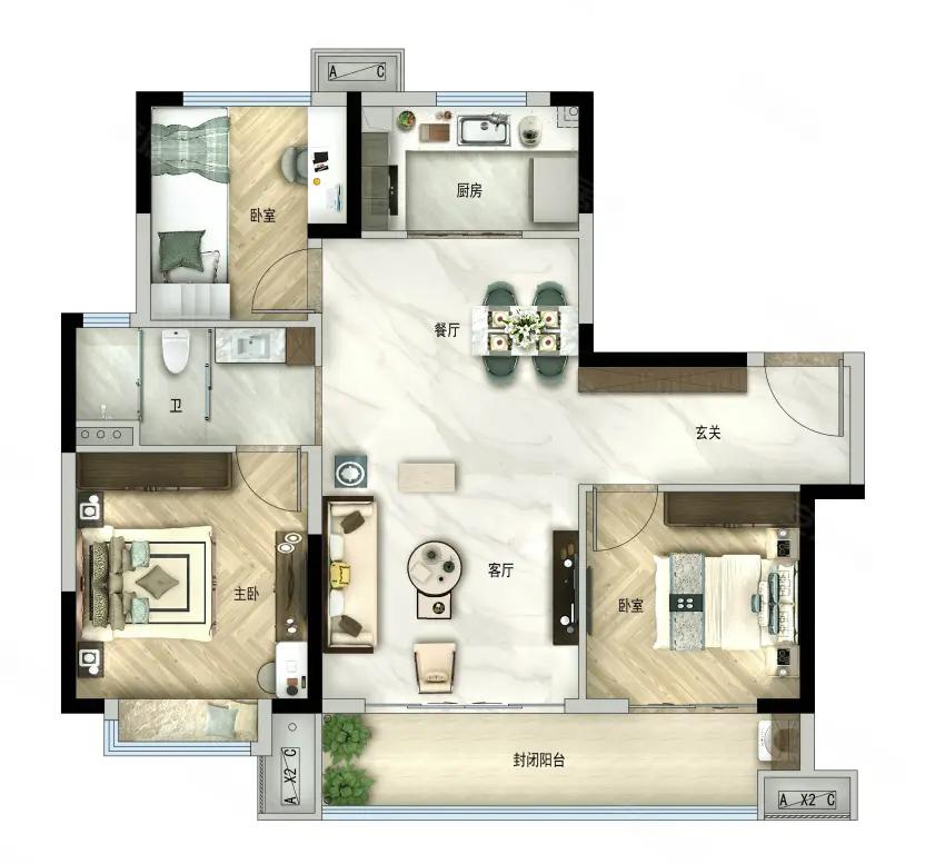 109 square meters of elegant small apartment, worthy of reference - iNEWS