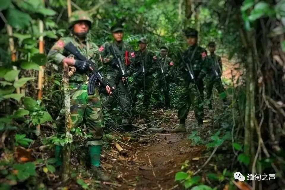 In northern Shan State, Myanmar, a frontline stronghold of a local ...