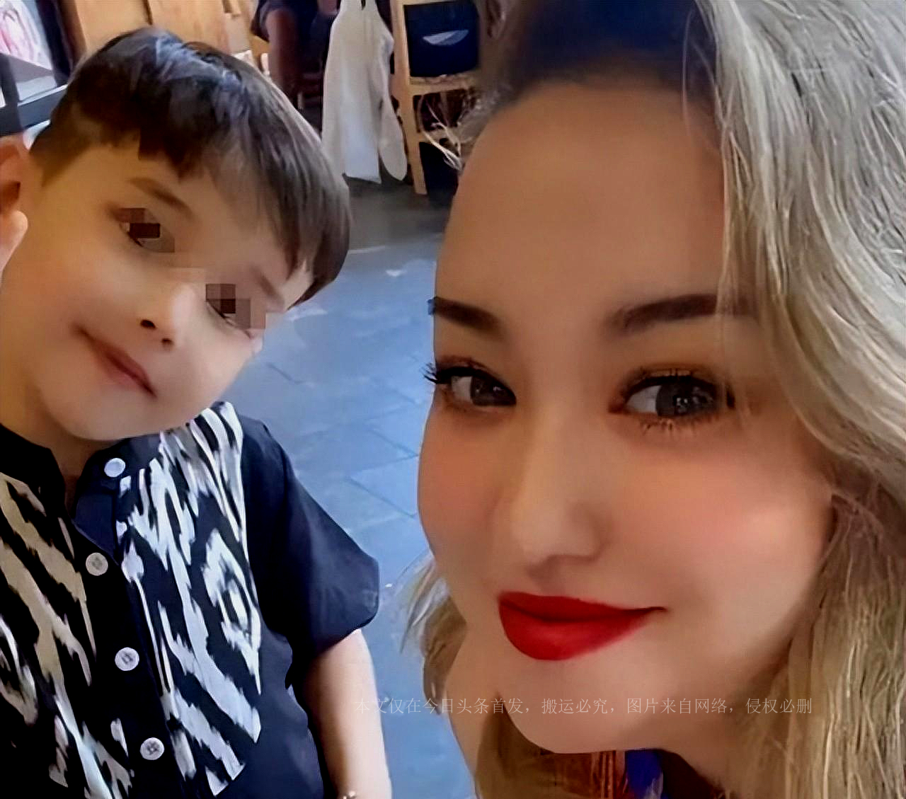 Xiao Ni's new relationship, the woman has blond hair and has a son? He ...