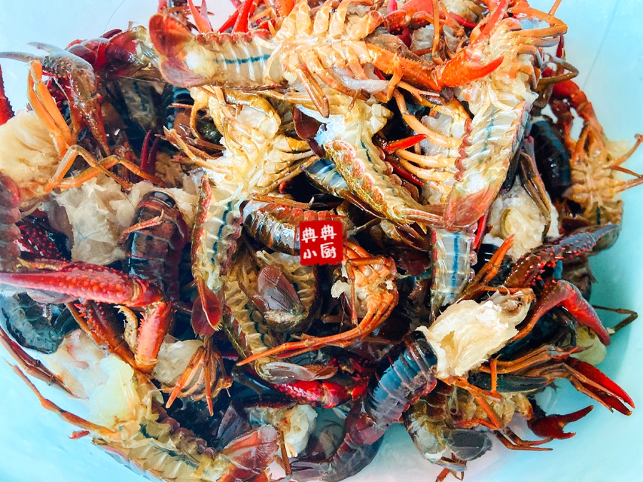 The crayfish cleaned by yourself is clean and hygienic, and it tastes ...