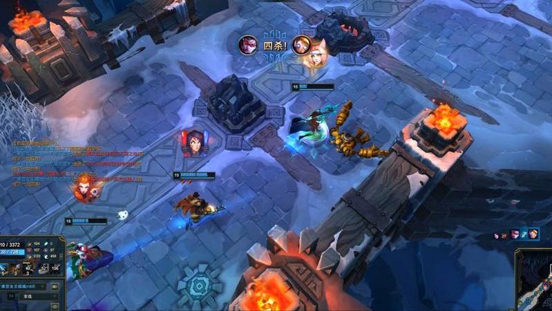 LOL "Ice Fist CD Flow" EZ is on fire!In the late stage, 3200 blood, 250 ...