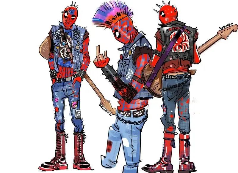 "Across the Universe" Punk Spider-Man Concept Design Exposure ...