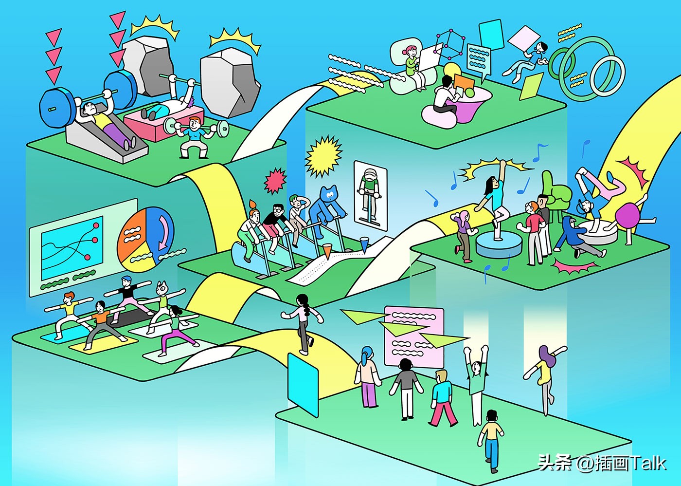 Japanese illustrator Takeuma, absurdity and humor - iMedia