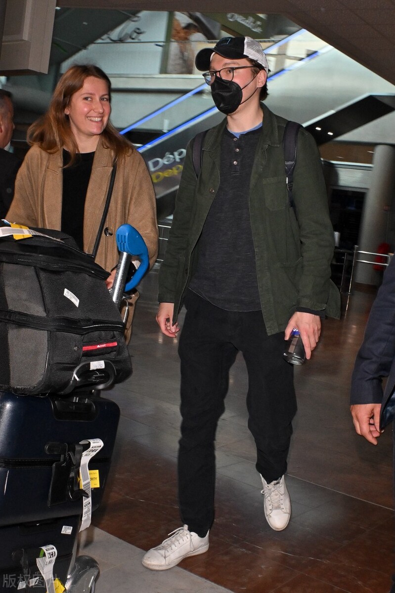 Actor Paul Dano arrives at the airport in Nice, France on May 15, 2023 to attend the Cannes Film ...