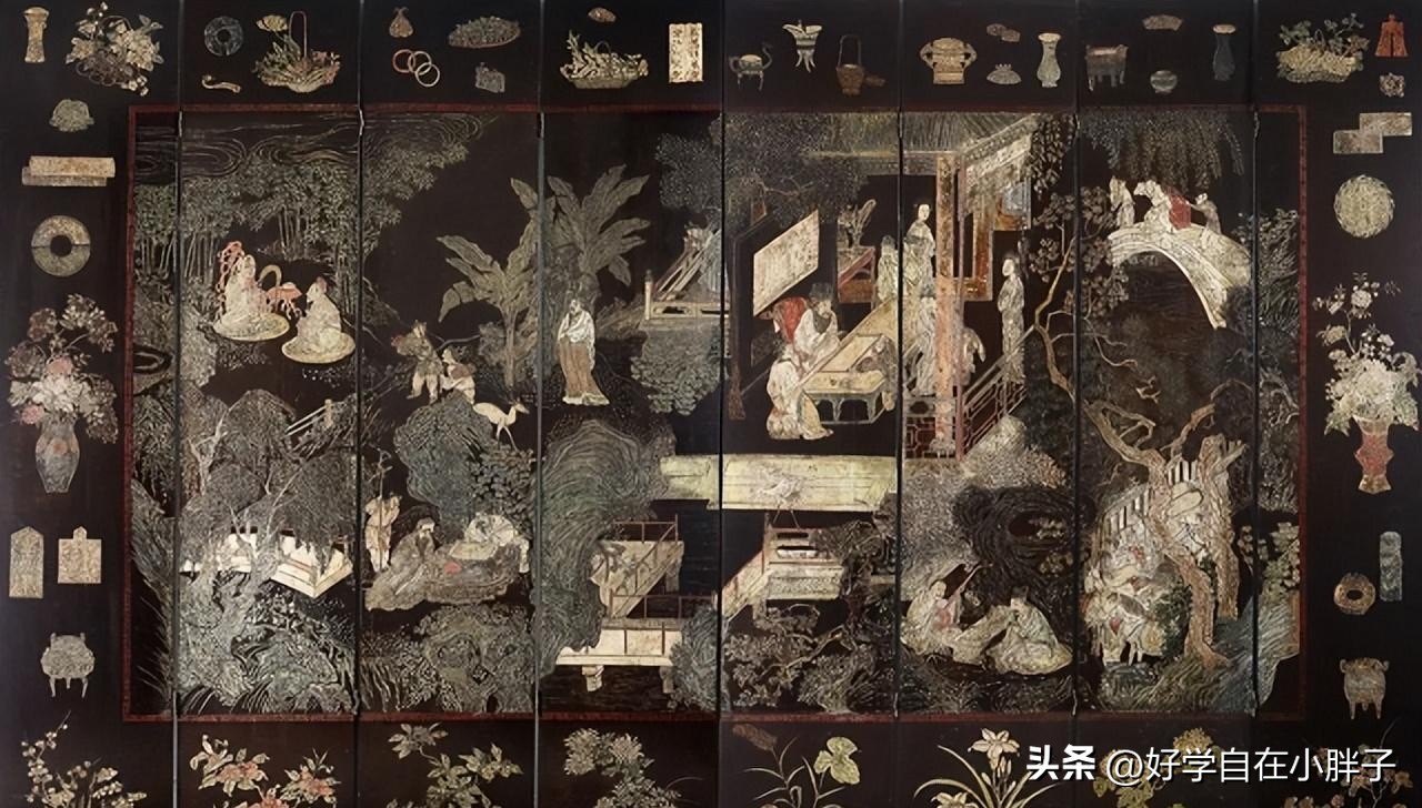 Analysis of ancient Chinese lacquer art medium oil painting decoration ...