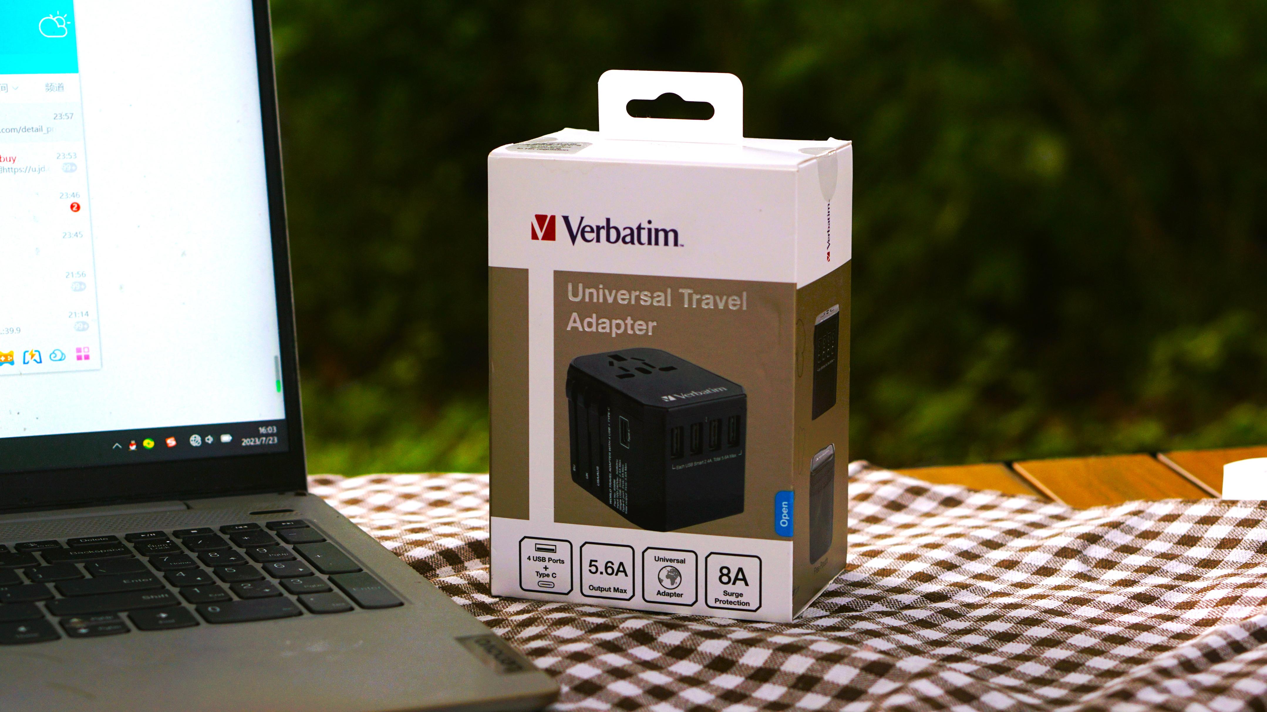 duang, it is necessary for travel, use the Verbatim travel adapter for ...