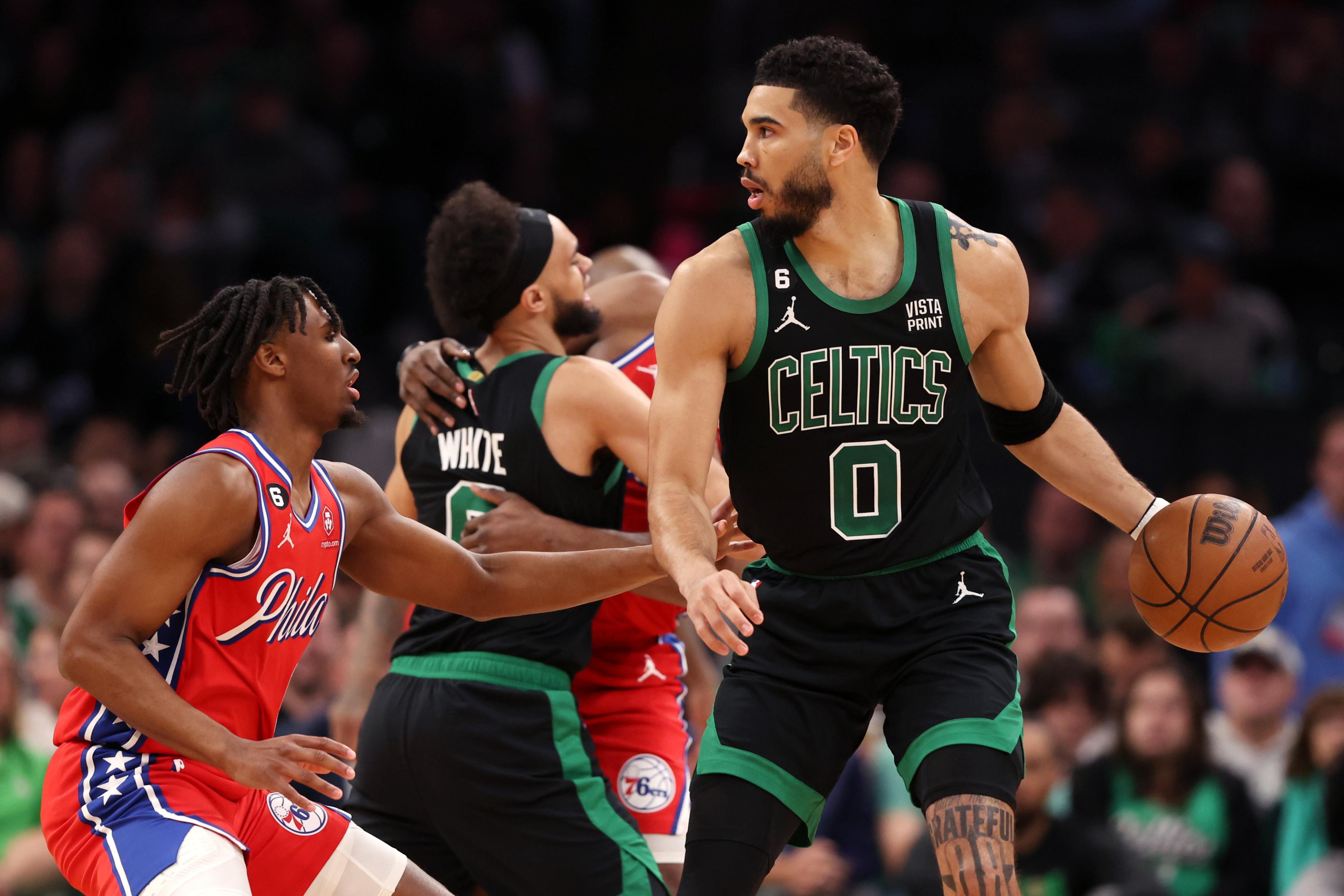 Tatum cut 39+11+5! 20 points in a single quarter are comparable to Ray ...
