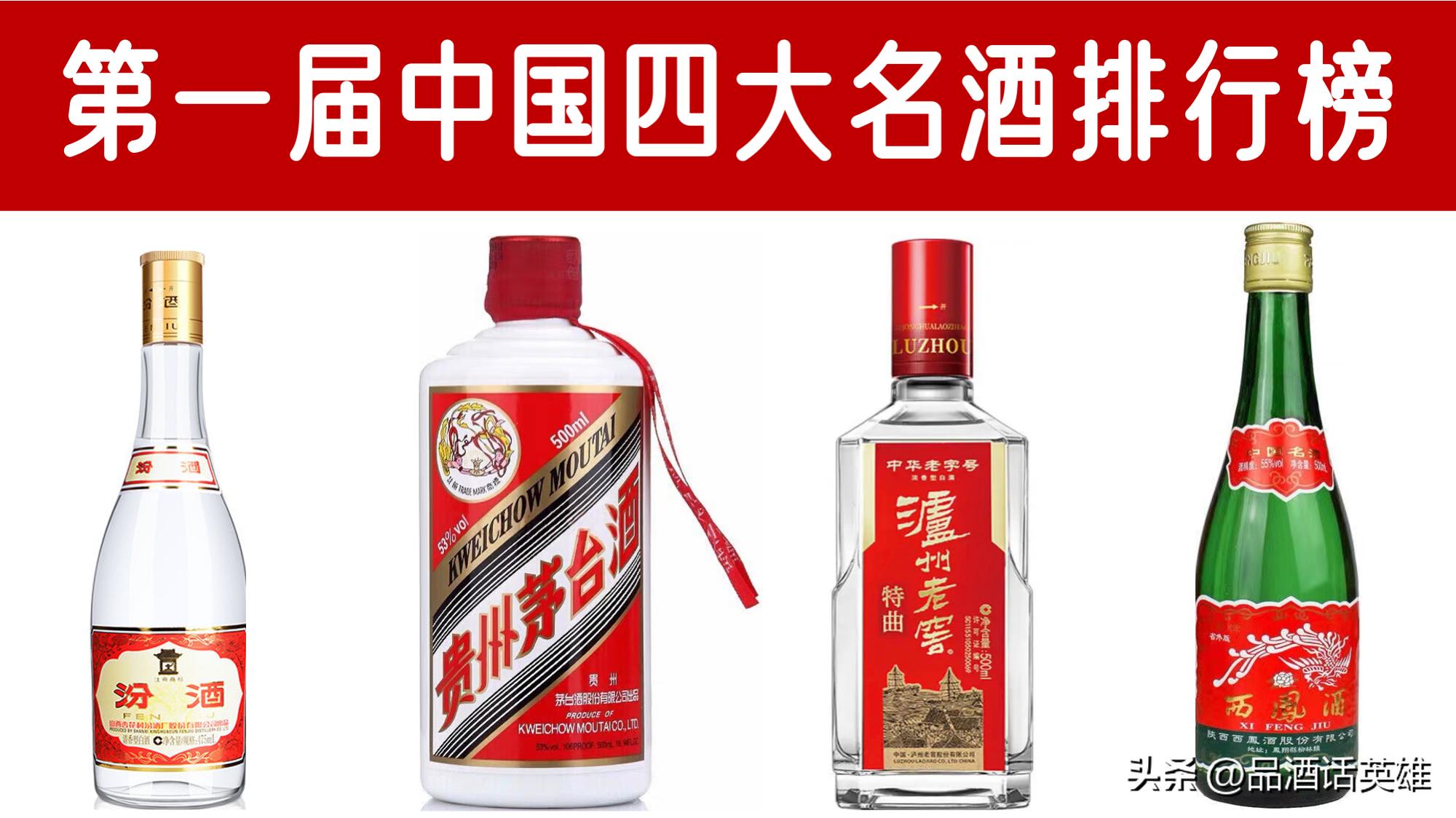 China's four famous wines, the old eight famous wines, the new eight ...