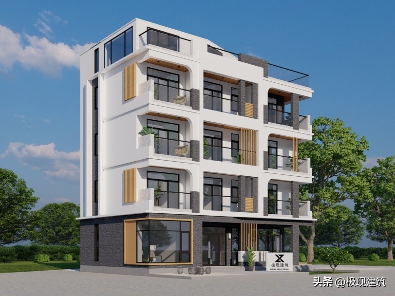 Five-story modern minimalist style homestay design - iNEWS