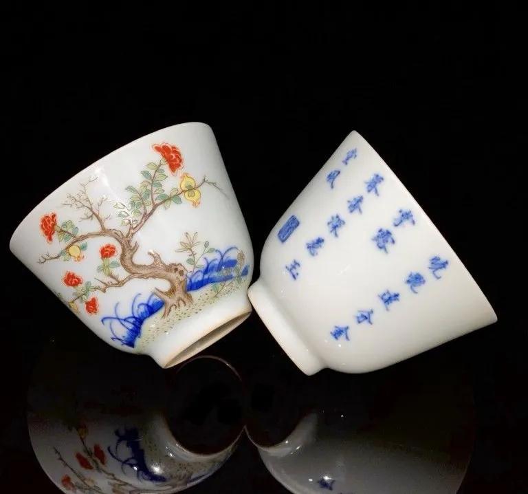 In the Ming Dynasty, there was a Chenghua Doucai Chicken Cup, and in ...