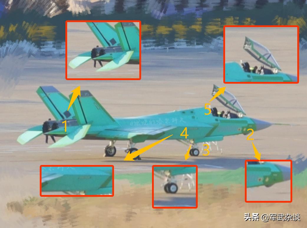 The latest J-35 prototype was exposed, equipped with domestic WS-19 ...