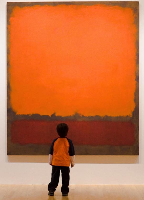 American abstract painter Mark Rothko: Use large blocks of solid color ...