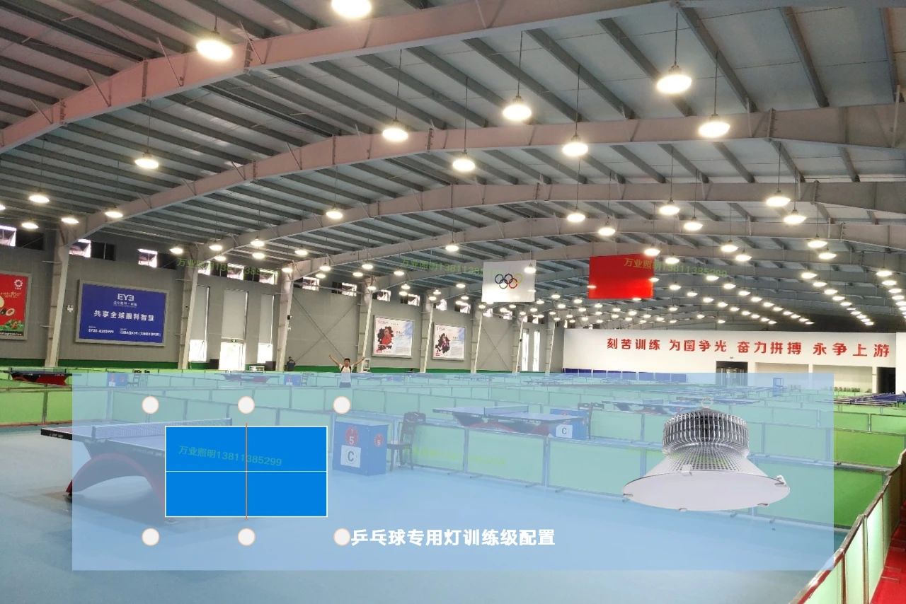 Table tennis lighting requirements, what kind of lights are good for ...