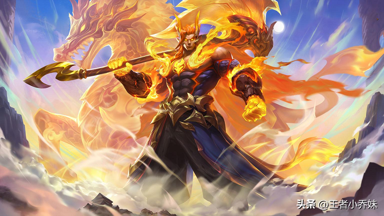 On the 13th, the Glory Collection is new again, Lu Bu smiled, and Donghuang fmvp was handsome ...