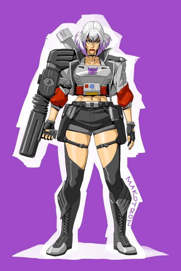 Transformers character anthropomorphic design, all staff muscularized ...