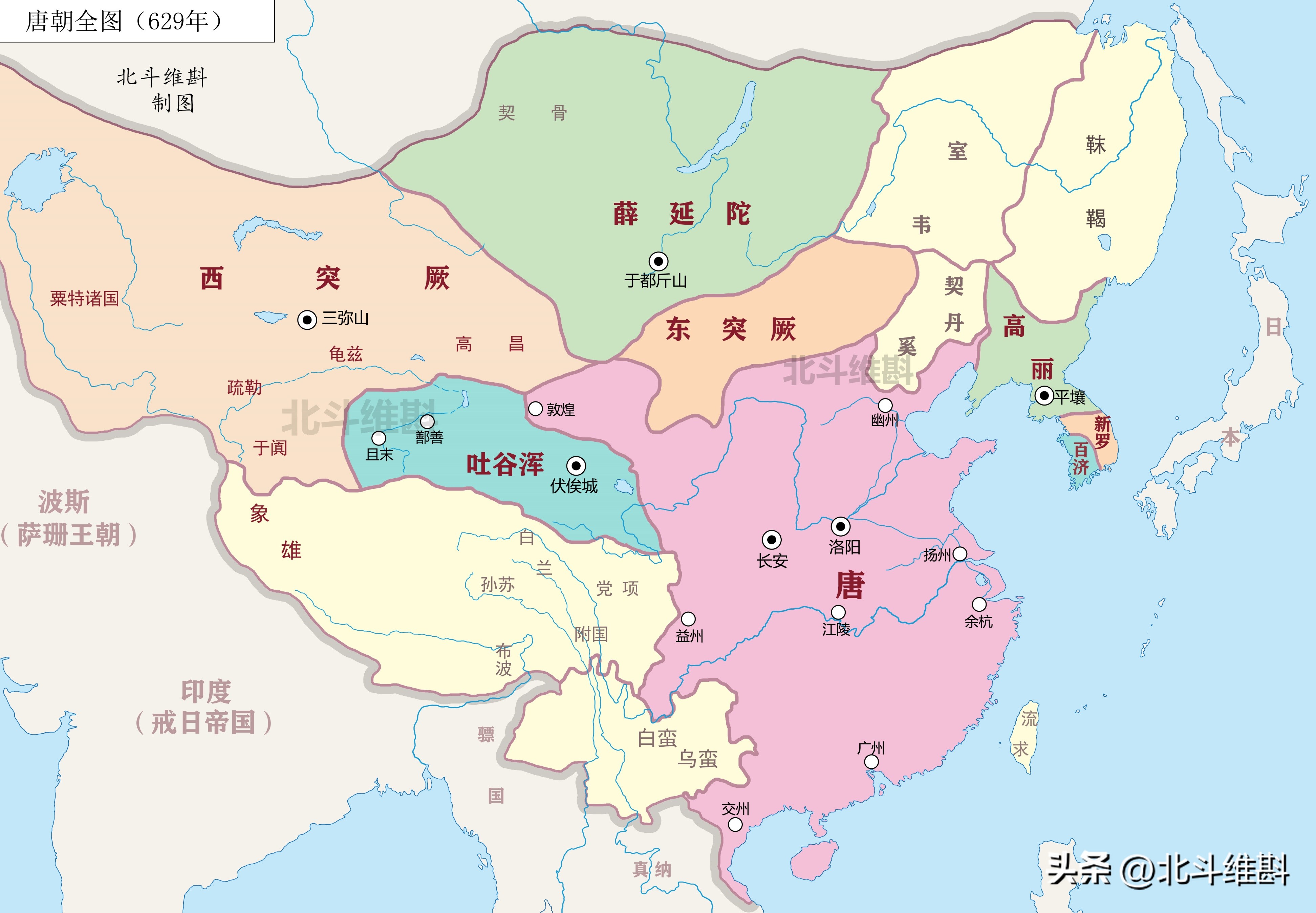 How big was the Tang Dynasty? Understand the changes of the territory ...