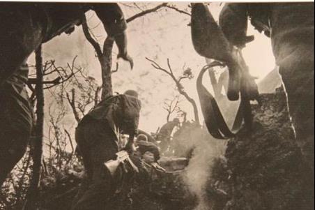 Using 12 tons of explosives and 2 tons of gasoline, the People's ...