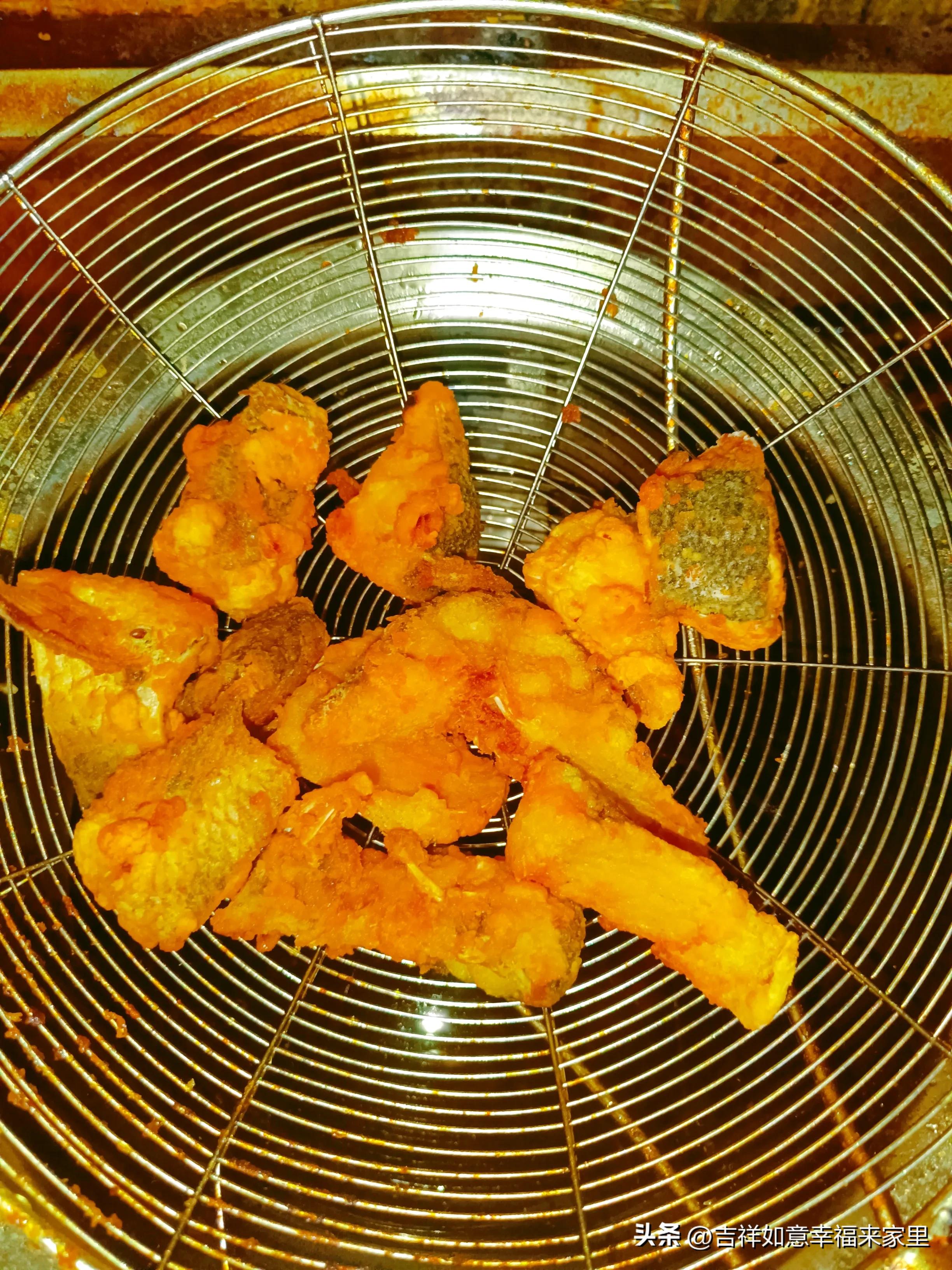 How to make fried fish nuggets delicious? Starch or flour? Burnt and ...