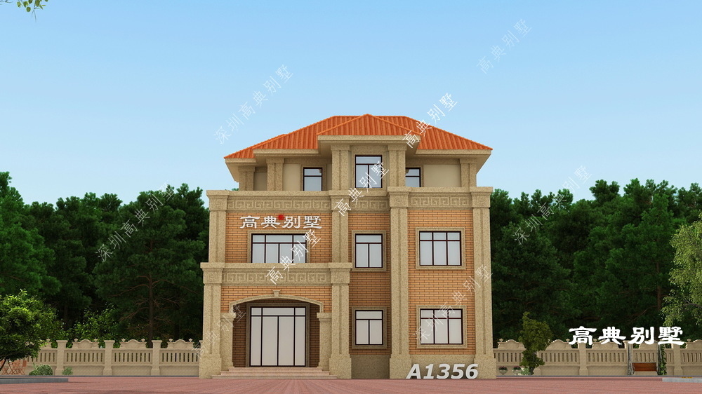 Self-built houses in the countryside, this layout makes the house full ...