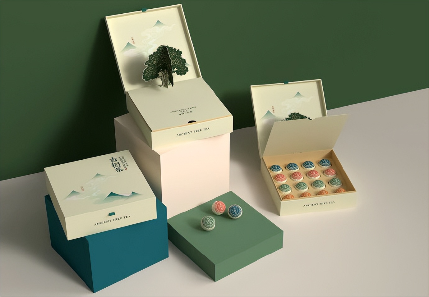 A brand packaging design of "Ancient Tree Tea" - iNEWS
