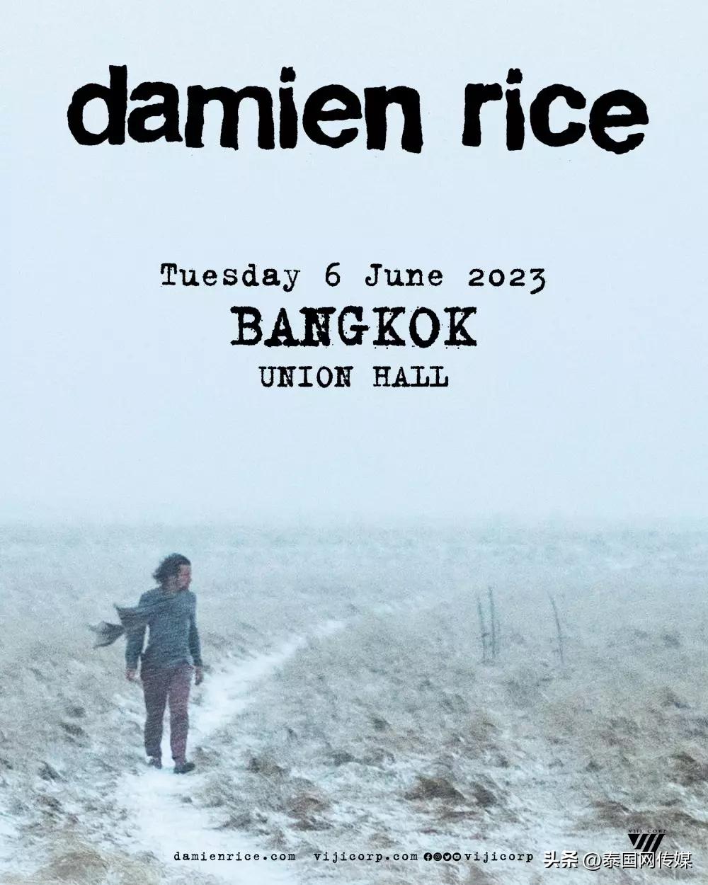 After 7 years! Irish Singer Damian Rice's Tour in Bangkok, Thailand ...