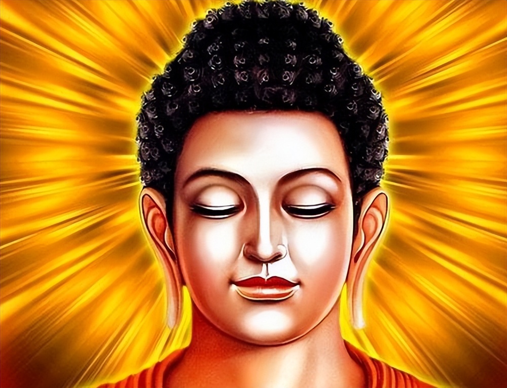 The last life of Buddha: The Buddha saw that the lonely elder came to ...
