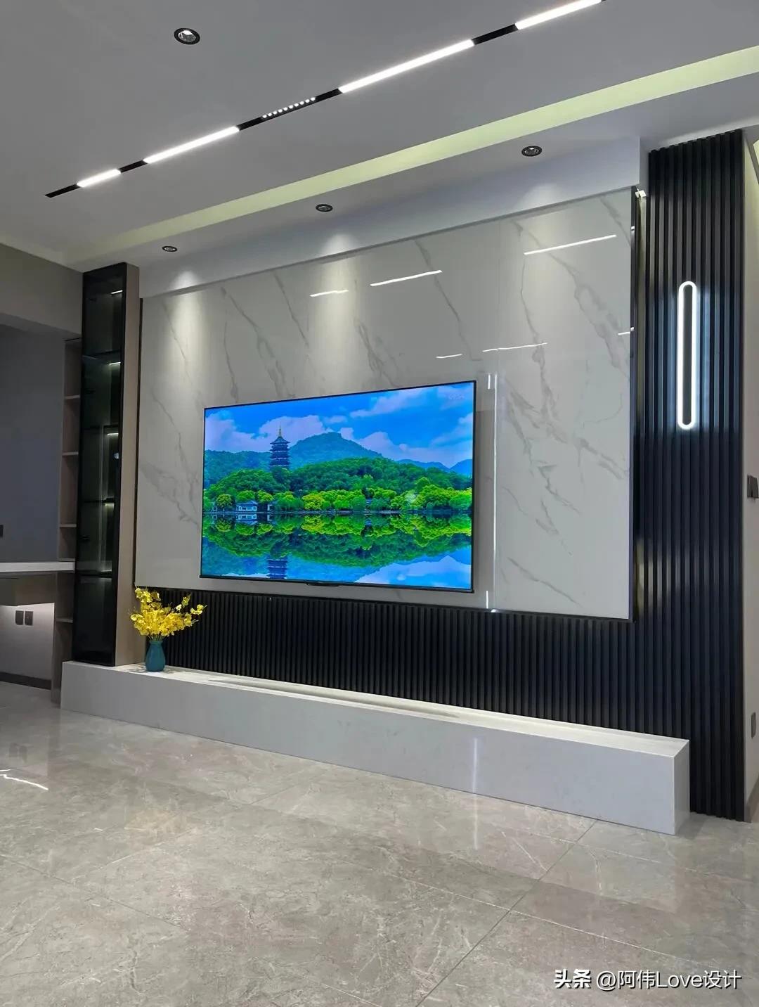 30+ Beautiful TV Background Wall Designs - iNEWS