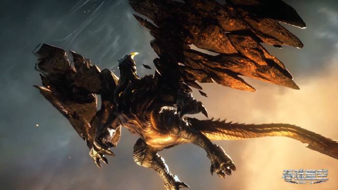 Devouring the starry sky, the appearance of the golden-horned behemoth ...